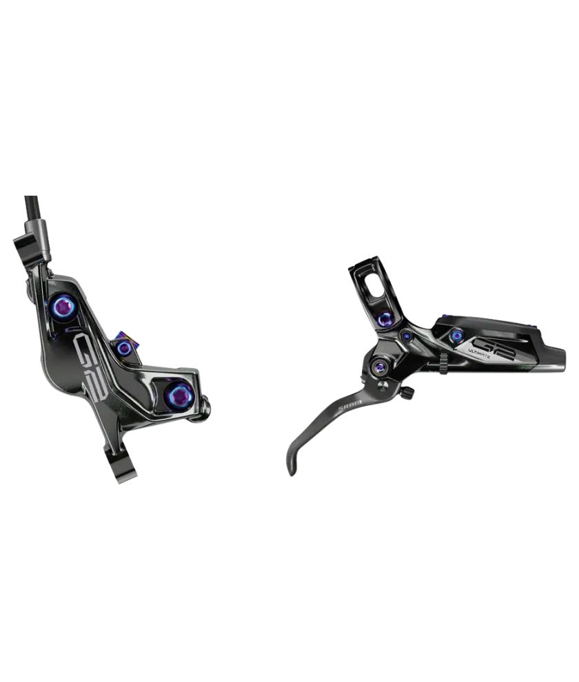 SRAM Disc Brake G2 Ultimate, Carbon Lever, Rainbow Hardware, Reach, SwingLink, Contact, Gloss ...