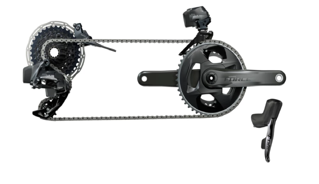 Force Axs Groupset Disc Non PM Crank Dub 170 46/33 Cassette 10-33 ...